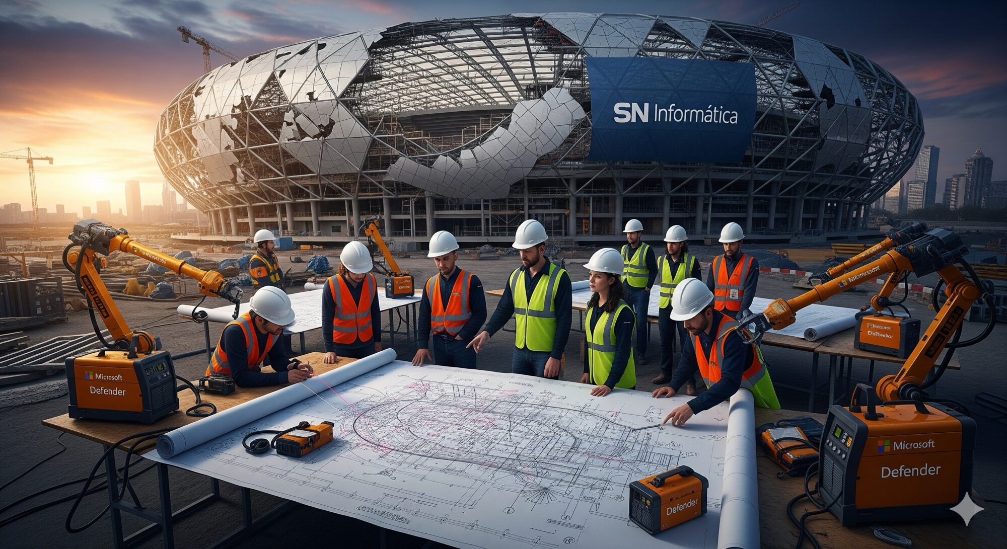 O BLUEPRINT DA ARENA AZURE: O Dossiê que Lhe Entrega a Planta da ...